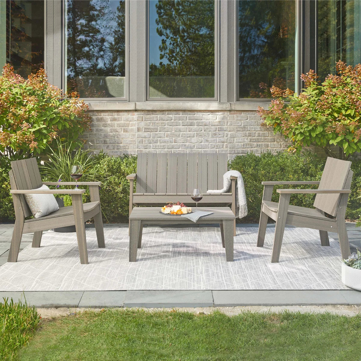 Leisure Line 4-piece Outdoor Seating Set by Tangent – Shop EZ USA